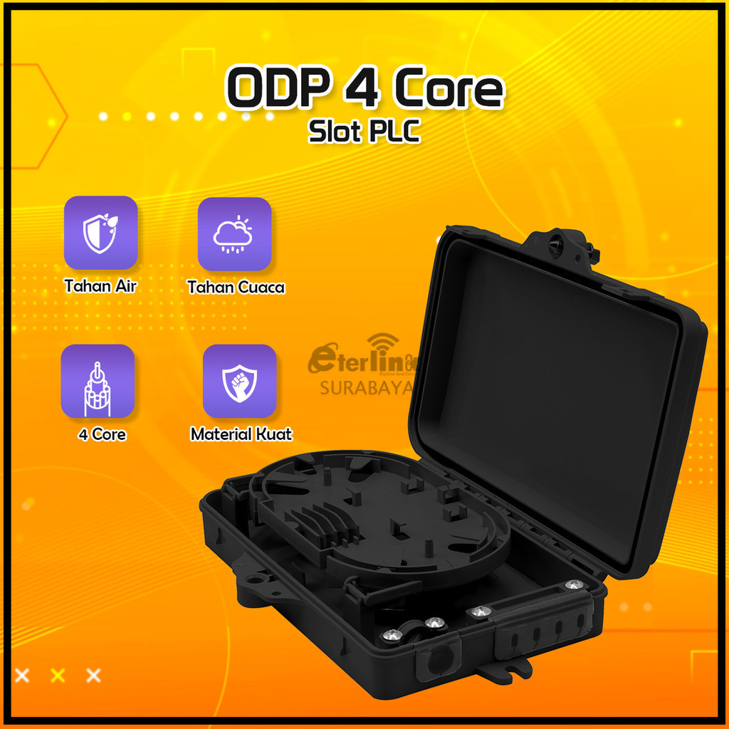 Jual NEW! Optical Dustribution Point 4 Core Model PLC Kosongan ODP ...