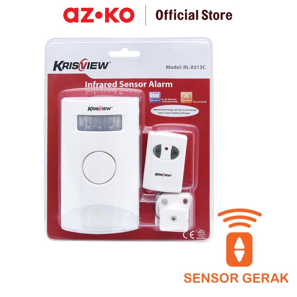 Jual AZKO Krisview Alarm Pintu Dengan Sensor Gerak Alarm Anti Maling ...