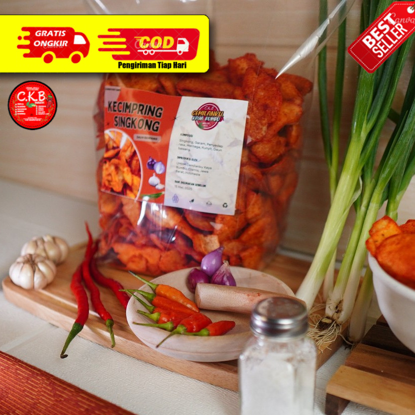 Jual 500Gr Kecimpring Bawang Daun, Rasa Pedas, Comring | Shopee Indonesia