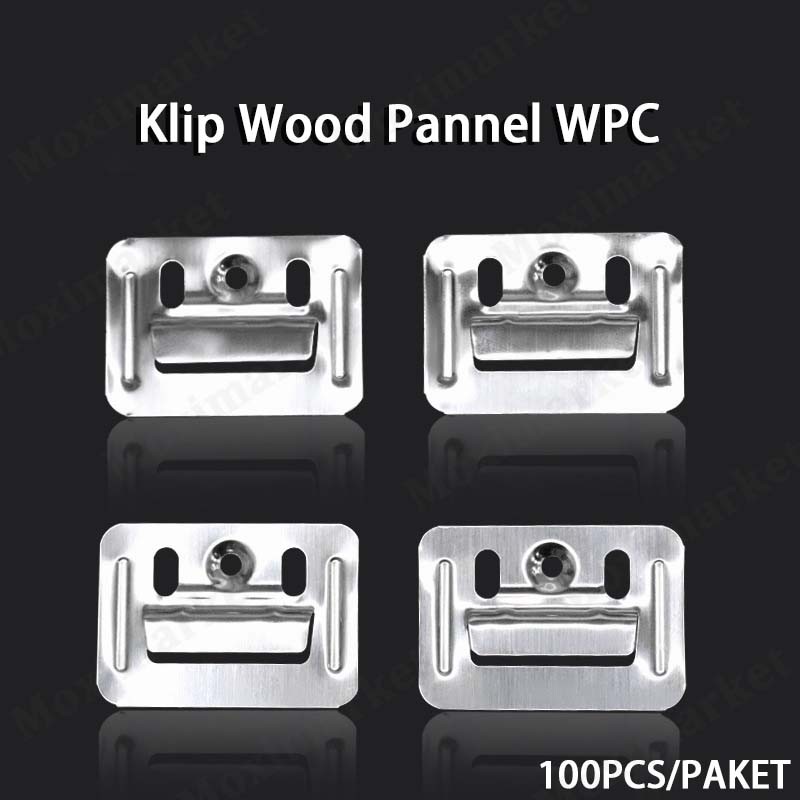 Jual Klip Wood Pannel WPC / Clip Wood Pannel WPC / Braket Wall Panel ...