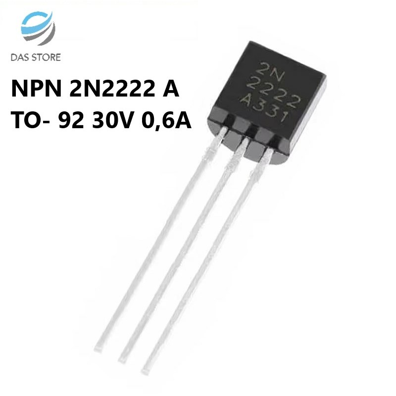 Jual Transistor NPN 2N2222A 2N2222 A TO-92 30V 0.6A | Shopee Indonesia