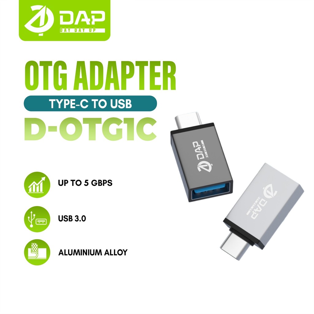 Jual DAP OTG1-C OTG Adapter Type C to USB 3.0 Support to All Device - Garansi Resmi 1 Tahun ...