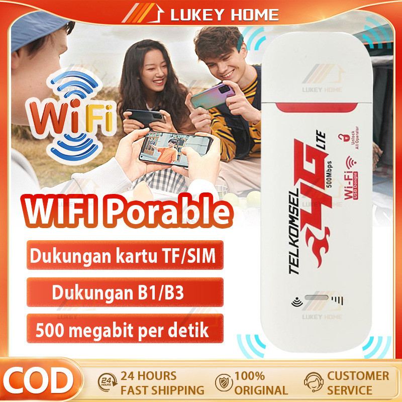 Jual Portable Modem Wifi 4G All Operator USB 500Mbps Unlock Band 1/3/5 ...