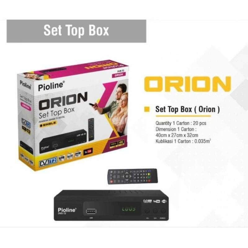 Jual SET TOP BOX ORION PIOLINE ORIGINAL DVBT2 MURAH | Shopee Indonesia