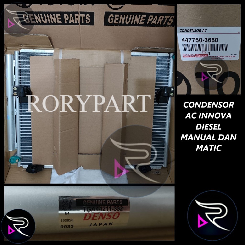 Jual CONDENSOR AC KONDENSOR AC TOYOTA INNOVA DIESEL MANUAL DAN MATIC ...