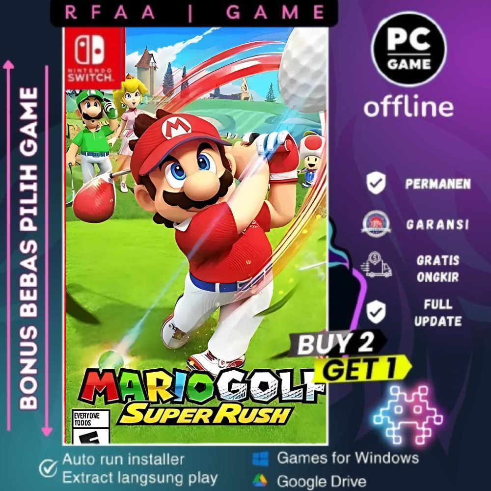 Jual MARIO GOLF SUPER RUSH | FORMAT XCI NSP NSZ | GAME GAME PC EMULATOR ...