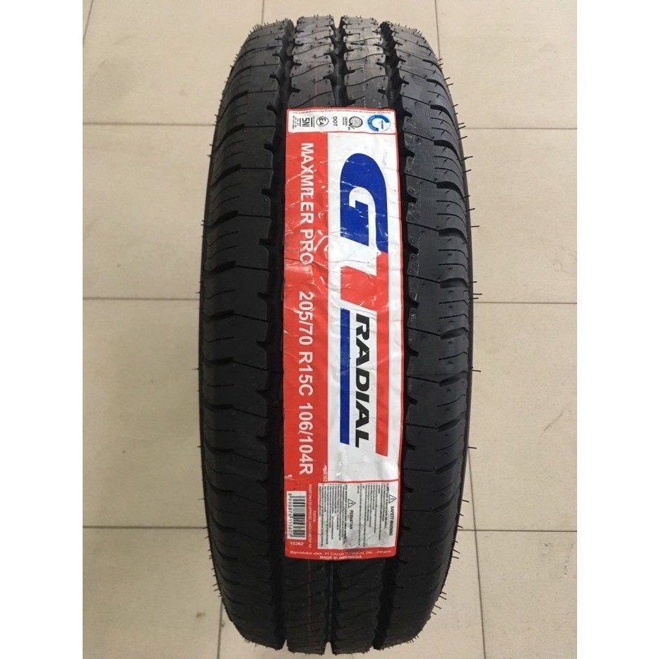 Jual PROMO GT Radial Maxmiler PRO ukuran 205/70 R15 8PR - Ban Mobil L300 Kijang Pickup Muatan ...