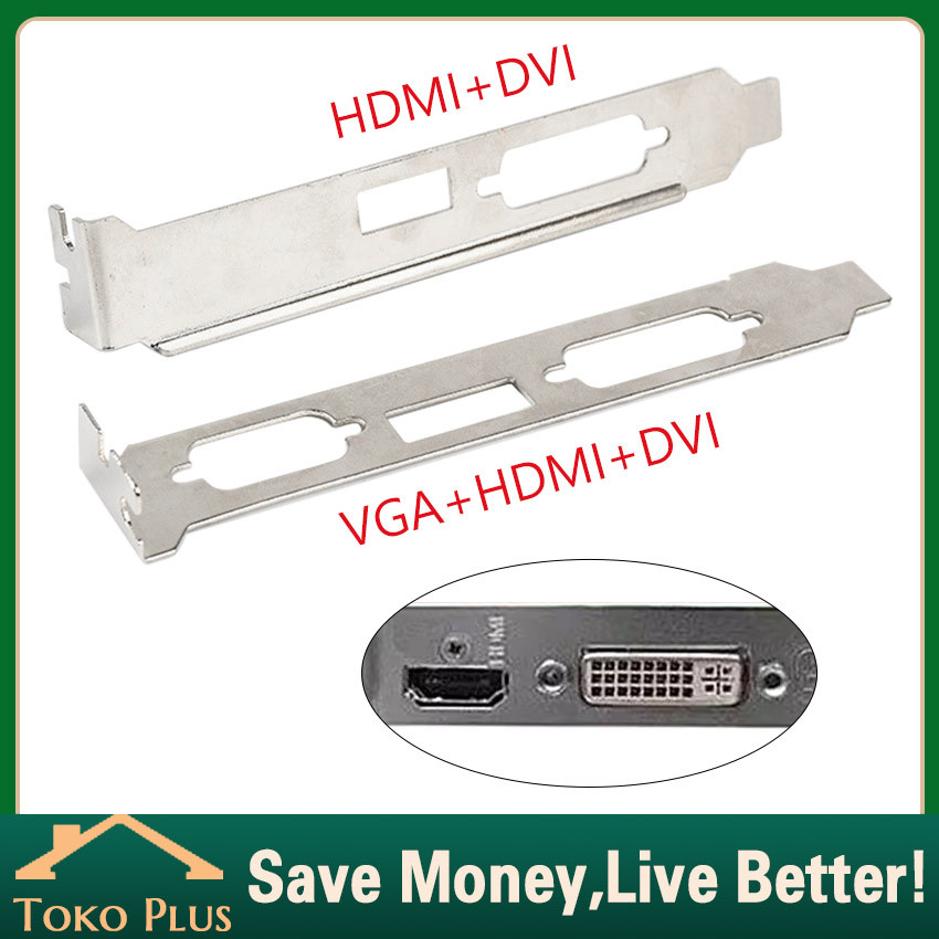 Jual Bracket VGA Standar PC DVI HDMI - Bracket VGA Card / Plat Vga ...