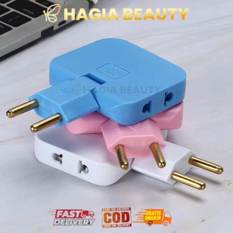 Jual Power Socket 3in1 Plug In Stop Kontak Colokan Steker Lipat Folding ...