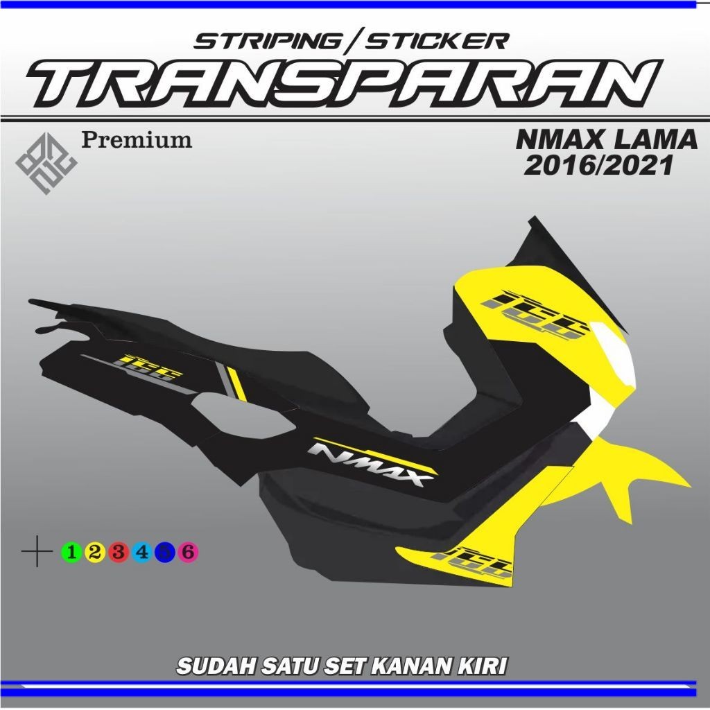 Jual Sticker Transparan Uv Nmax Vietnam Striping Racing Style Livery ...