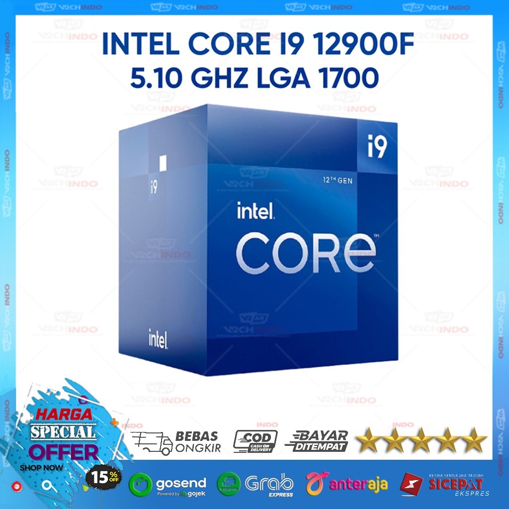 Jual Intel Core Processor i9 12900F Gen 12th 5.10GHz Socket 1700 with Box Garansi 3 Tahun ...