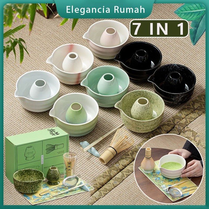 Jual 7 Buah/Set Set Hadiah Tradisional Matcha Jepang/ceramic Matcha ...