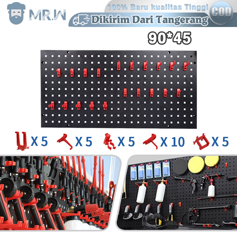 Jual Rak Tools Bengkel Rak Pegboard Wall Perforated Rack Tool Hanger ...