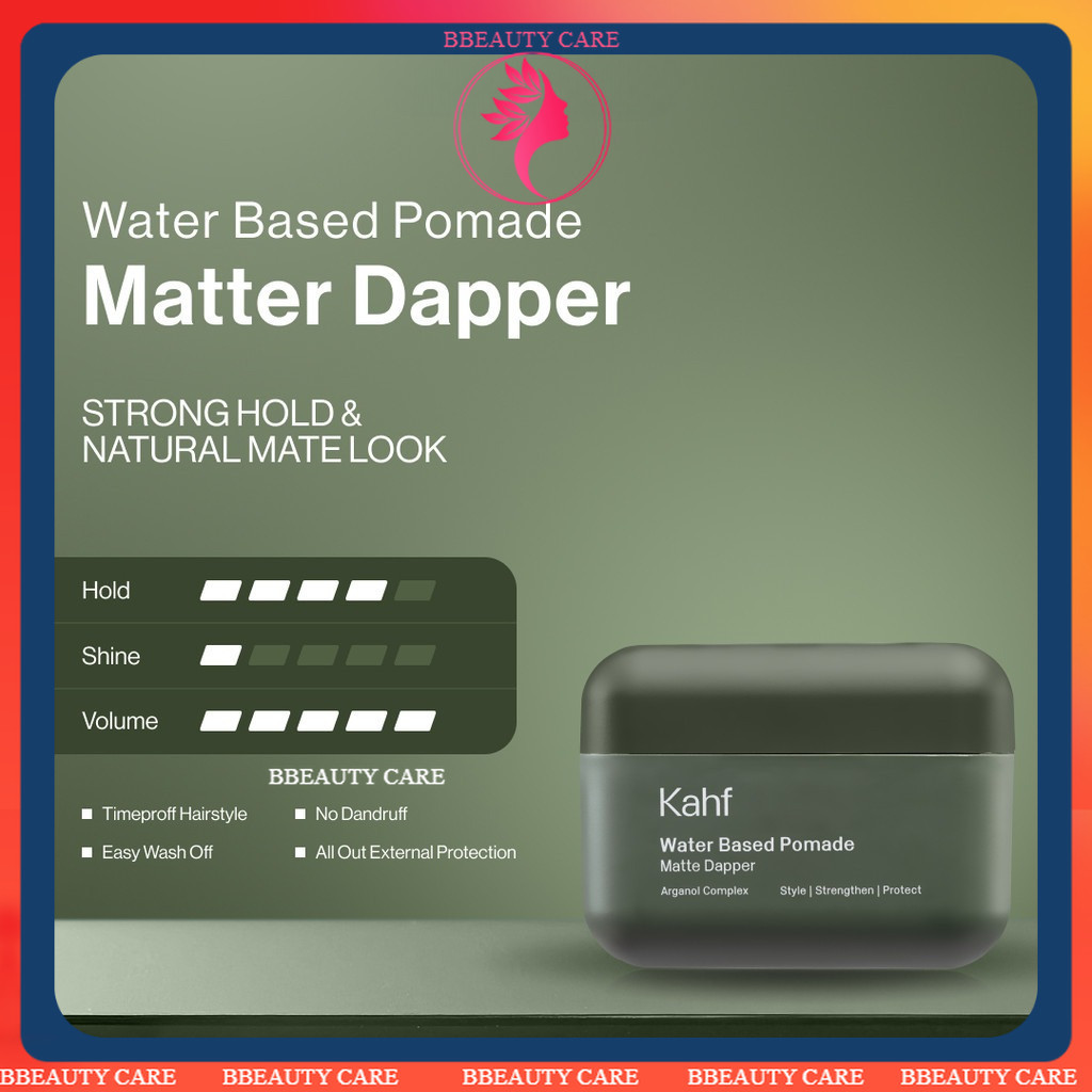 Jual Kahf Water-based Pomade Matte Dapper 70 g - Pomade Rambut Pria ...