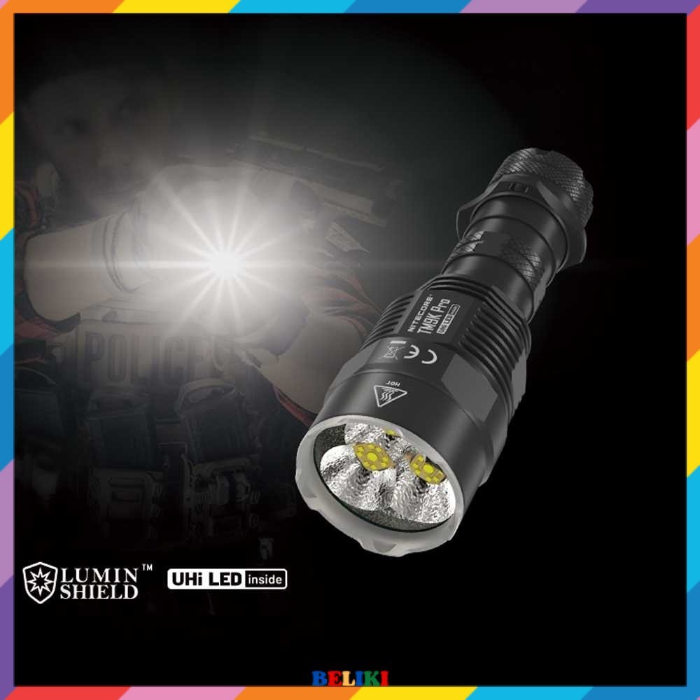 Jual NITECORE Senter LED Tactical Flashlight UHi 40 IP68 9900 Lumens ...