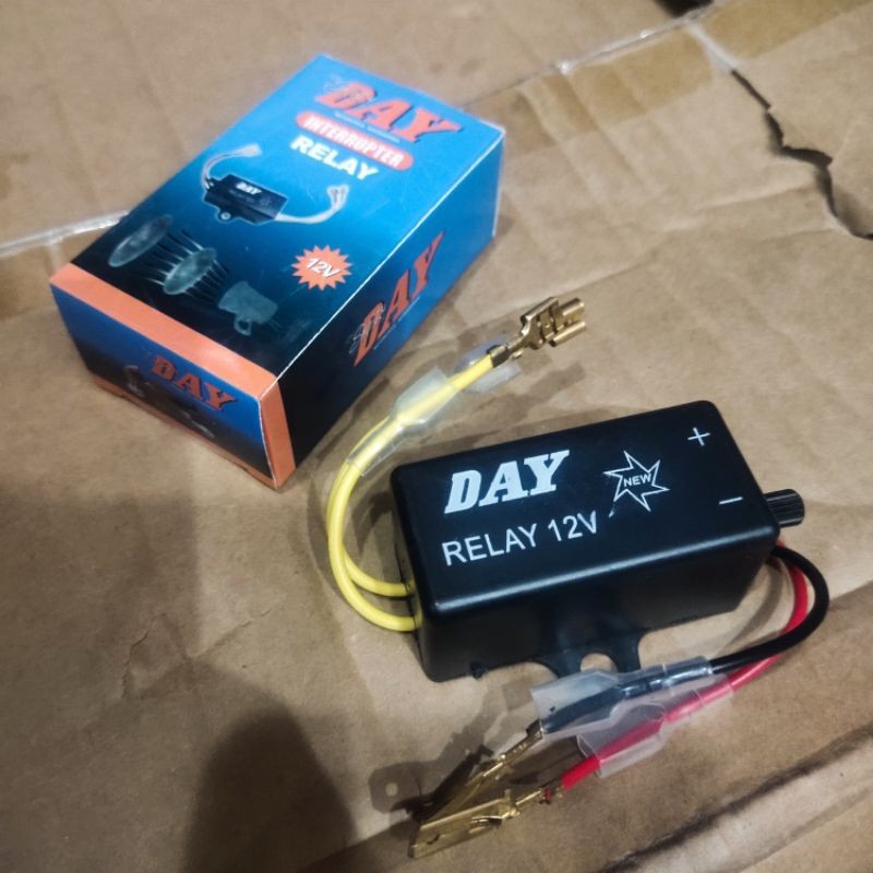 Jual (COD) RELAY KLAKSON MOTOR PUTUS PUTUS DAY BISA DI STEL 12 VOLT ...