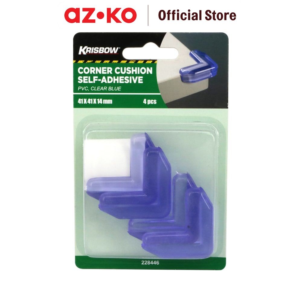 Jual AZKO Krisbow Pelindung Sudut Meja 4.1x4.1x1.4 Cm 4 Pcs | Shopee ...