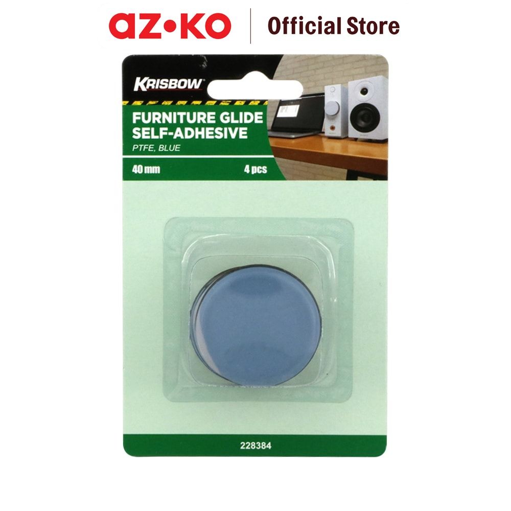 Jual AZKO Krisbow Alas Kaki Meja Bulat 40mm 4pcs | Shopee Indonesia