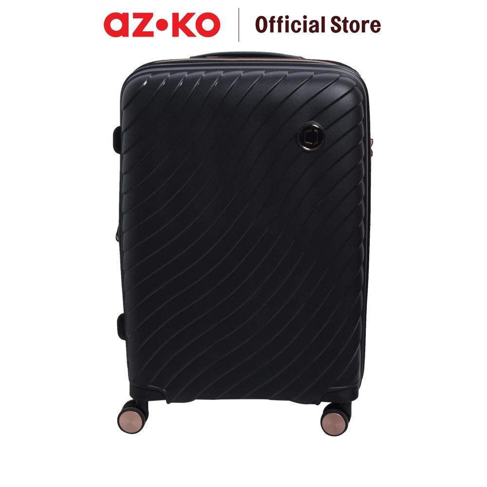 Jual AZKO Luggo 24 inci Estelle Koper Pp Tsa Lock - Hitam Luggage Koper ...