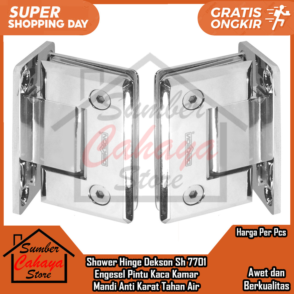 Jual Shower Hinge Dekson Dekkson Sh 7701 Gw Cp Engsel Engsil Pintu Per ...