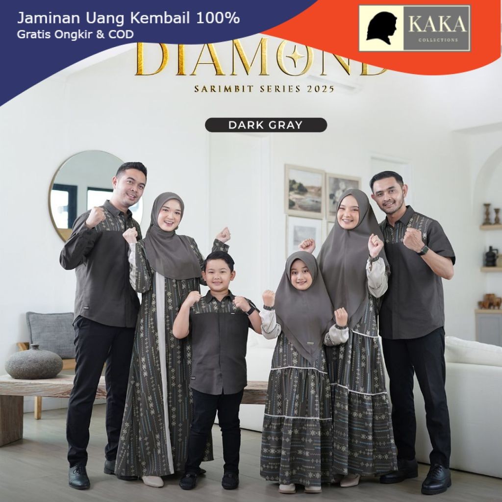 Jual SARIMBIT 2025 DIAMOND SERIES BY YASMEERA - DARK GRAY - SARIMBIT ...