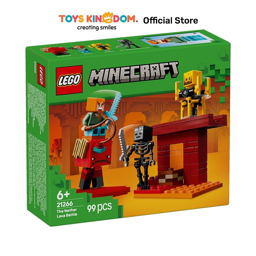 Jual Toys Kingdom Lego Minecraft The Nether Lava Battle Kids Toy Toys ...
