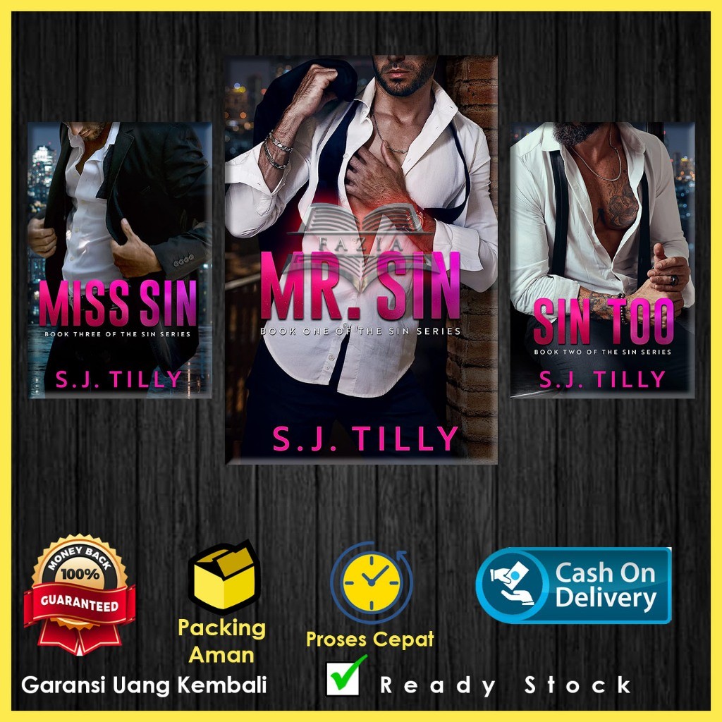 Jual Mr. Sin | Sin Too | Miss Sin by S.J. Tilly (English/Indonesia ...