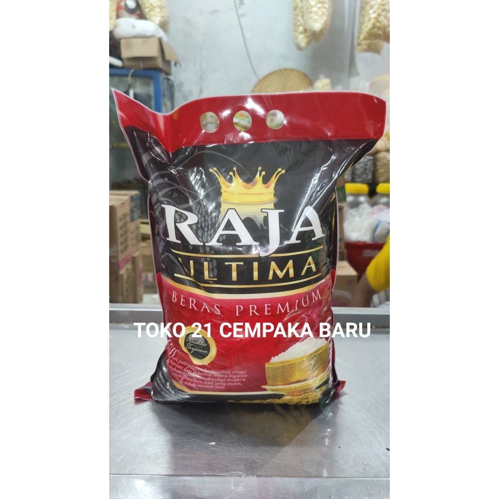 Jual Beras Raja Ultima 5 KG | Beras Slyp Super Enak Murah Promo 5KG ...