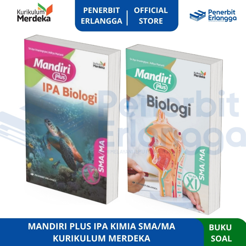 Jual Mandiri Plus Ipa Biologi Sma/Ma Kelas 10 11 Kurikulum Merdeka ...