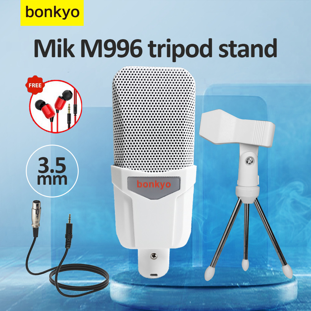 Jual Bonkyo M996 Microphone karaoke Condenser Peralatan Audio Portable ...