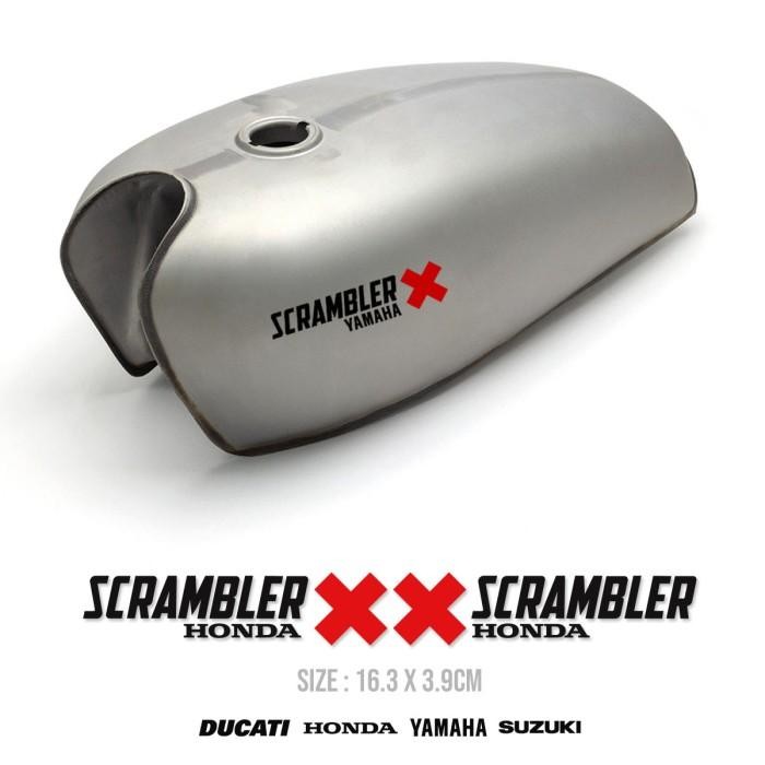 Jual Sticker Tangki Motor Classic Scrambler Custom cb xsr w175 - 03 ...