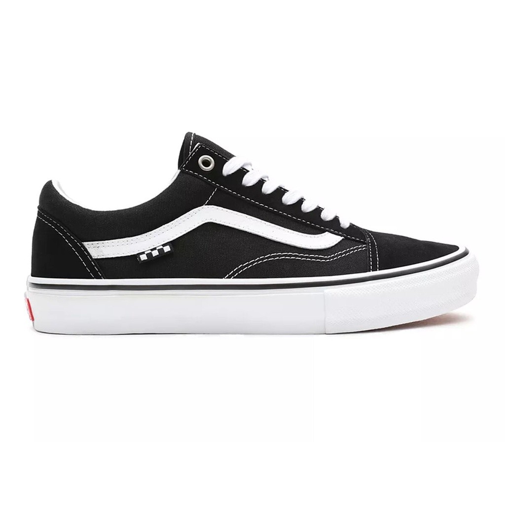 Jual Vans Skate Old Skool Pro Skateboarding Black White Original ...
