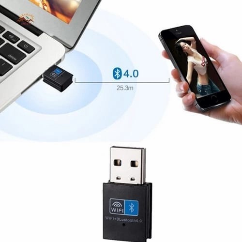 Jual USB Wifi Bluetooth Dual Band Wireless AC 2.4Ghz 4Ghz Combo Adapter ...