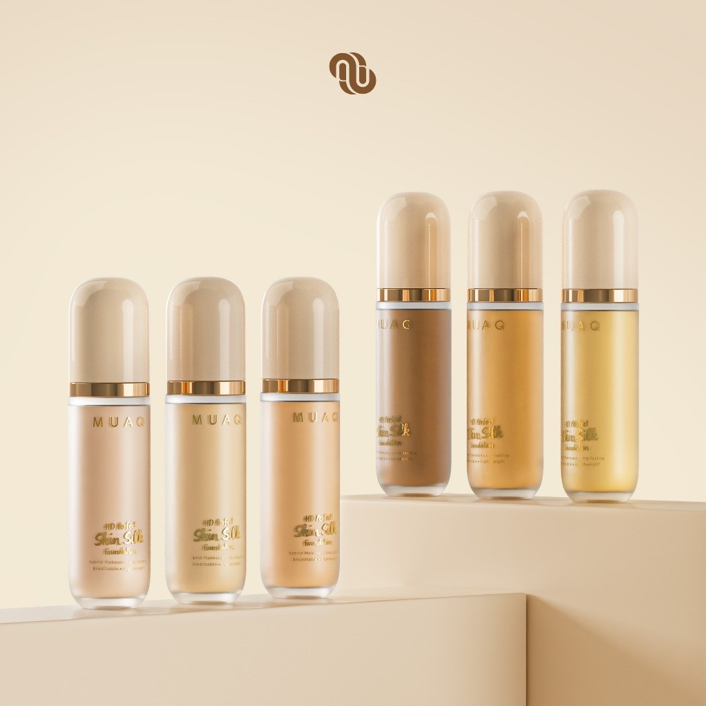 Jual MUAQ High Definition Perfect Skin Silk Foundation | Shopee Indonesia