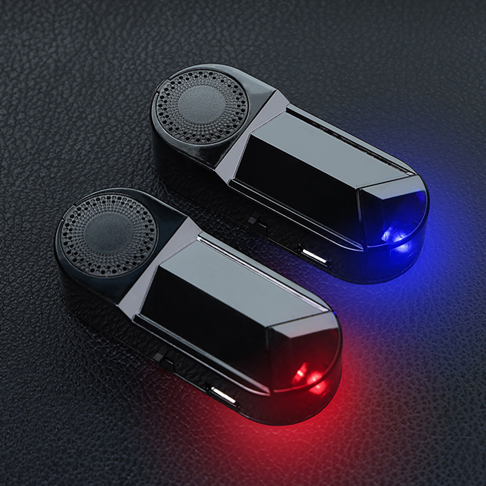 Jual NEW 2-in-1 Car LED Solar Powered Fake Security Light Simulated ...