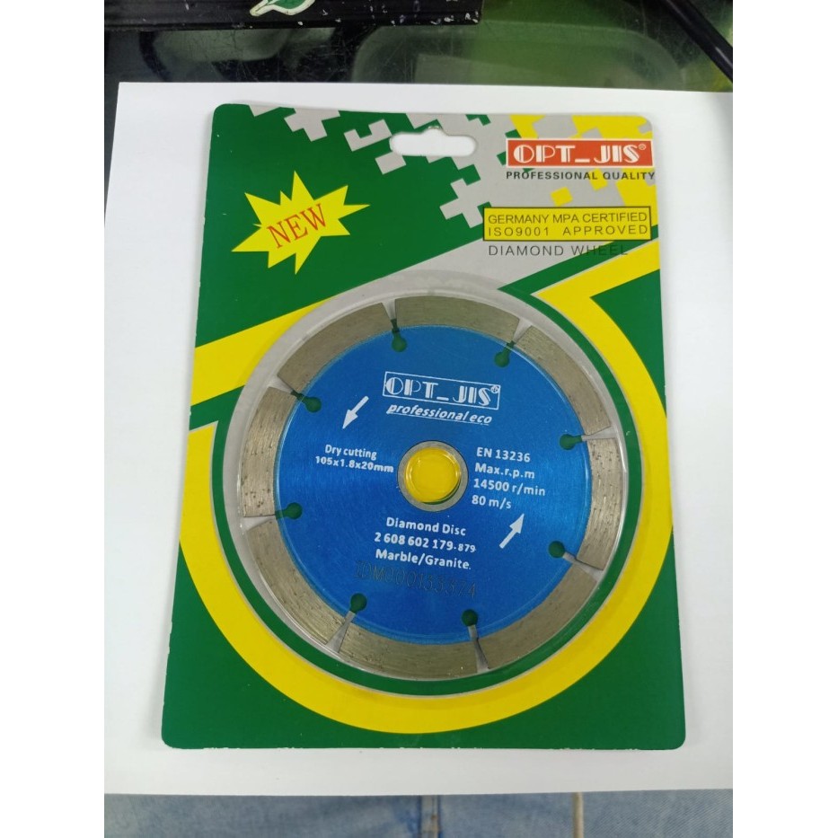 Jual Diamond Wheel 4 Inch Buat Dry Cutting Marble/Granite 105x1.8x20mm ...