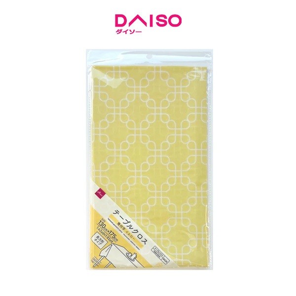Jual Daiso Tablecloth geometric yellow | Shopee Indonesia