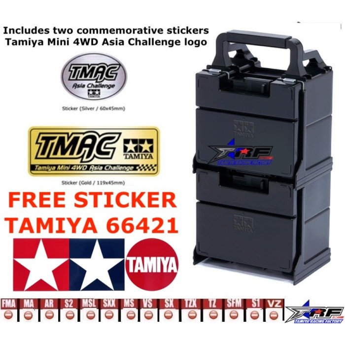 Jual TAMIYA 95671 PITBOX PORTABLE PIT BLACK (ASIA CHALLENGE 2024) - non ...