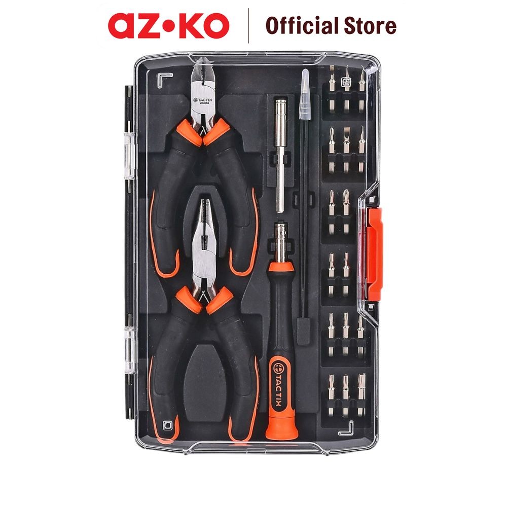 Jual AZKO Tactix Set 21 Pcs Obeng Presisi & Tang - Orange Precision ...
