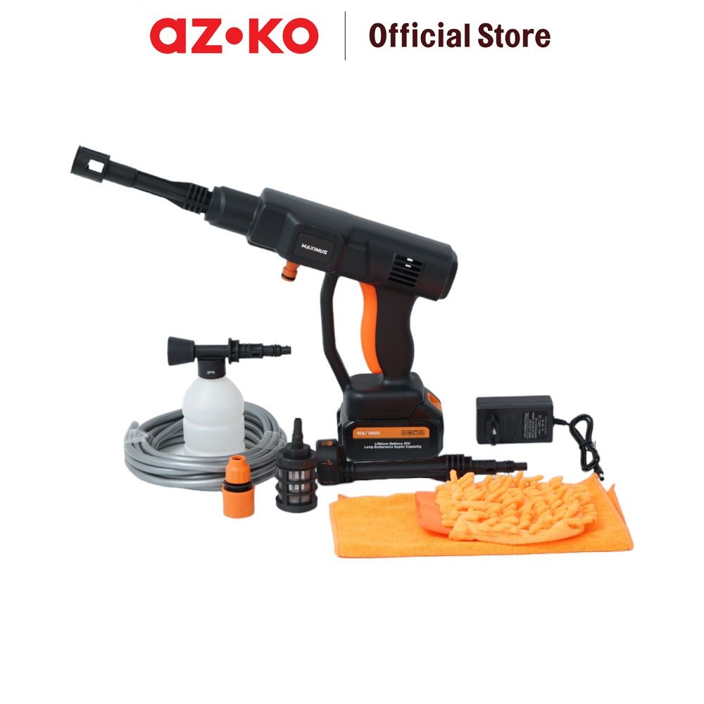 Jual AZKO Maximus High Pressure Washer Cordless - Hitam Mesin Cuci ...