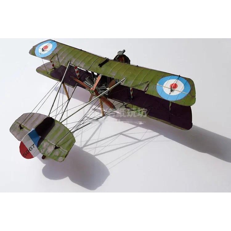 Jual 1:33 Scale WWI Airco DH.2 British Single-seat Biplane Aircraft ...