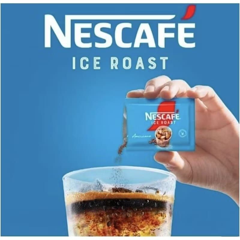 Jual {BARNIK} Nescafe Ice Roast Americano 1 Renteng 10 pcs | Larut ...