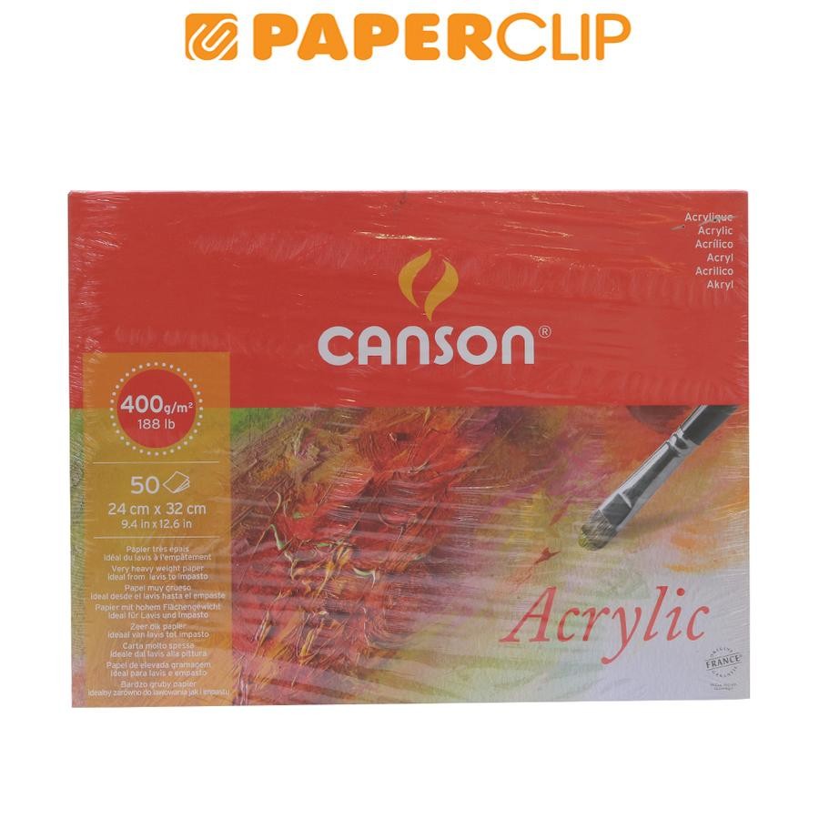 Jual KERTAS / PAPER PAD CANSON ACRYLIC 200807412 400G | Shopee Indonesia