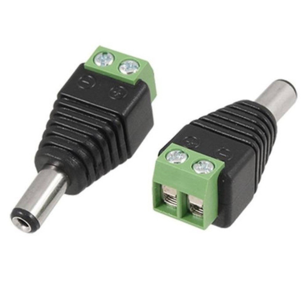 Jual Jack Konektor DC Power Male Jack Power CCTV Male Conector Adapter ...