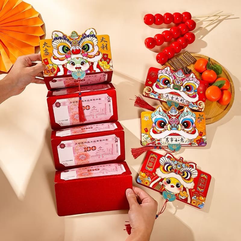 Jual ANGPAO ULAR TARIK 2025 | ANGPAO TARIK 6 SLOT ANGPAO IMLEK | Shopee ...