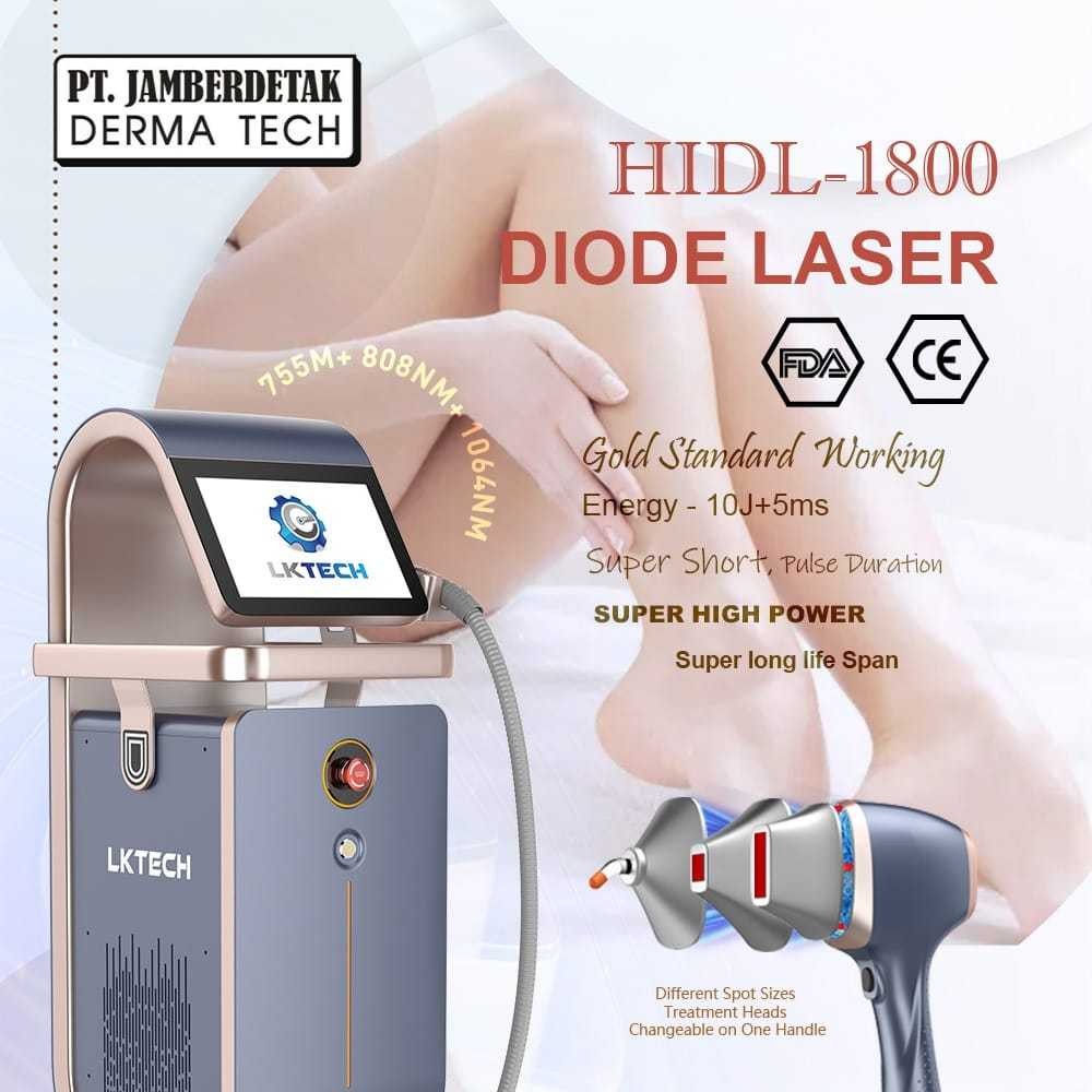 Jual LKTech Diode Energy HIDL-1800W Super High Power Diode Hair Removal Laser 3 Wavelengths ...