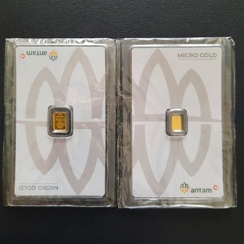 Jual LOGAM MULIA EMAS ANTAM HARTADINATA MICRO GOLD 0,1 GR 0.1 GRAM ...