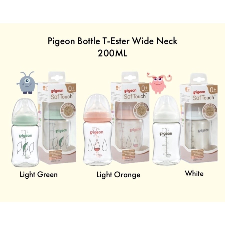 Jual PIGEON Botol T-Ester Wide Neck 200ml | Shopee Indonesia