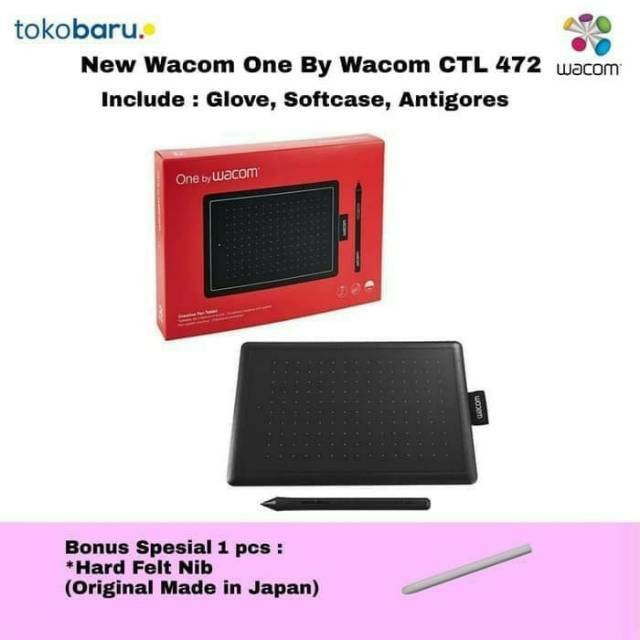 Jual Wacom One CTL-472 Pen Drawing Tablet Harga Terjangkau Garansi ...