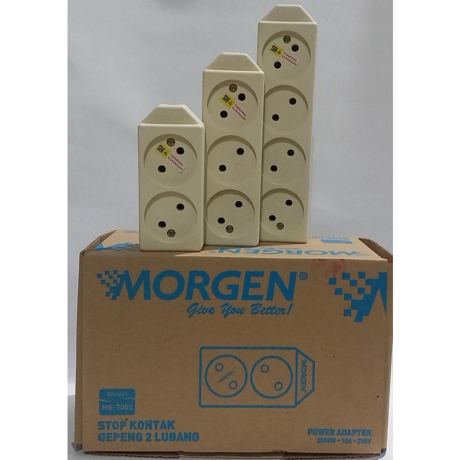 Jual Terminal Gepeng MORGEN / Stop Kontak Semi MORGEN Lubang 2/3/4 ...